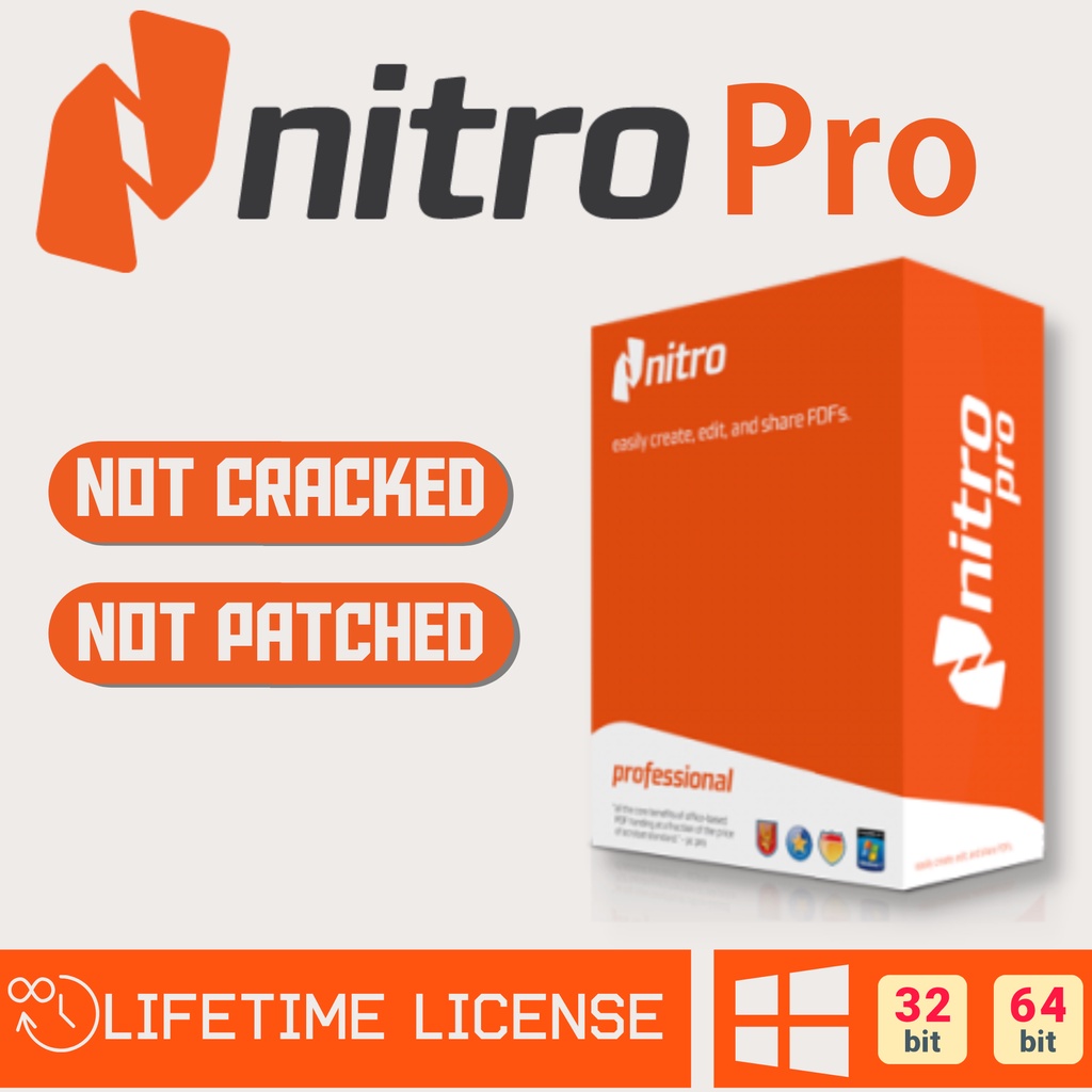 [ORIGINAL] Nitro Pro 13 License Nitro PDF Pro Lifetime 2023 - PDF EDITOR | Shopee Singapore