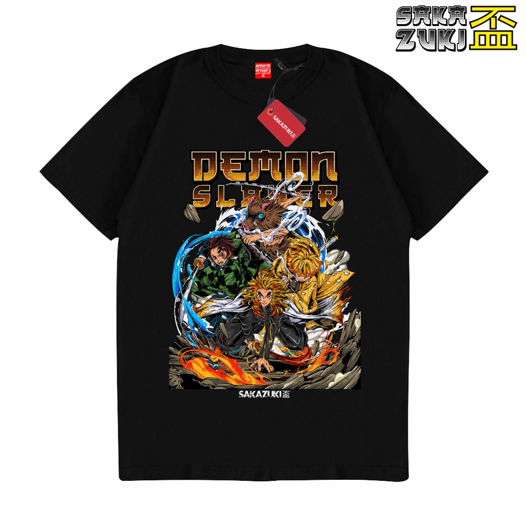 KATUN SAKAZUKI Combed Cotton Distro Clothes T-Shirt 24s Unisex Anime ...