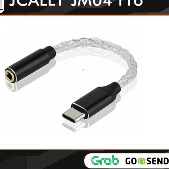 HITAM Jcally JM04 Pro DAC USB Type C to 3.5mm - Black | Shopee Singapore