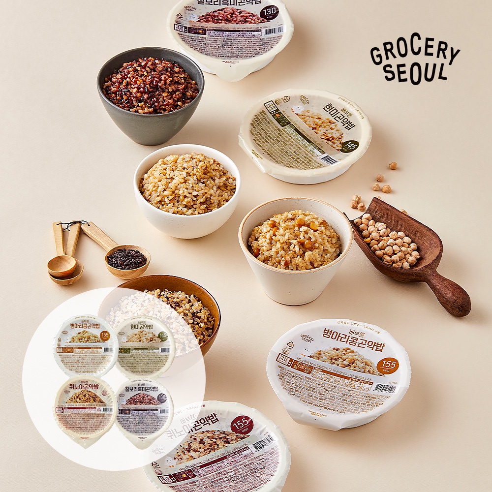 [Grocery Seoul] Konjac Rice (Brown Rice, Quinoa, Barley&Black, ChickPea ...