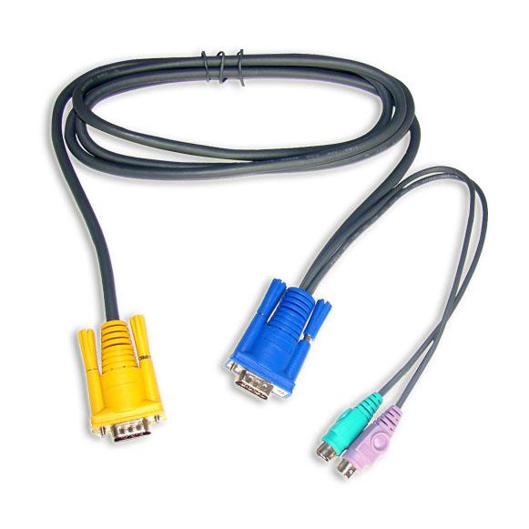 PS2 KVM Cable - 1.8 meter (Model: KCVP-018) | Shopee Singapore