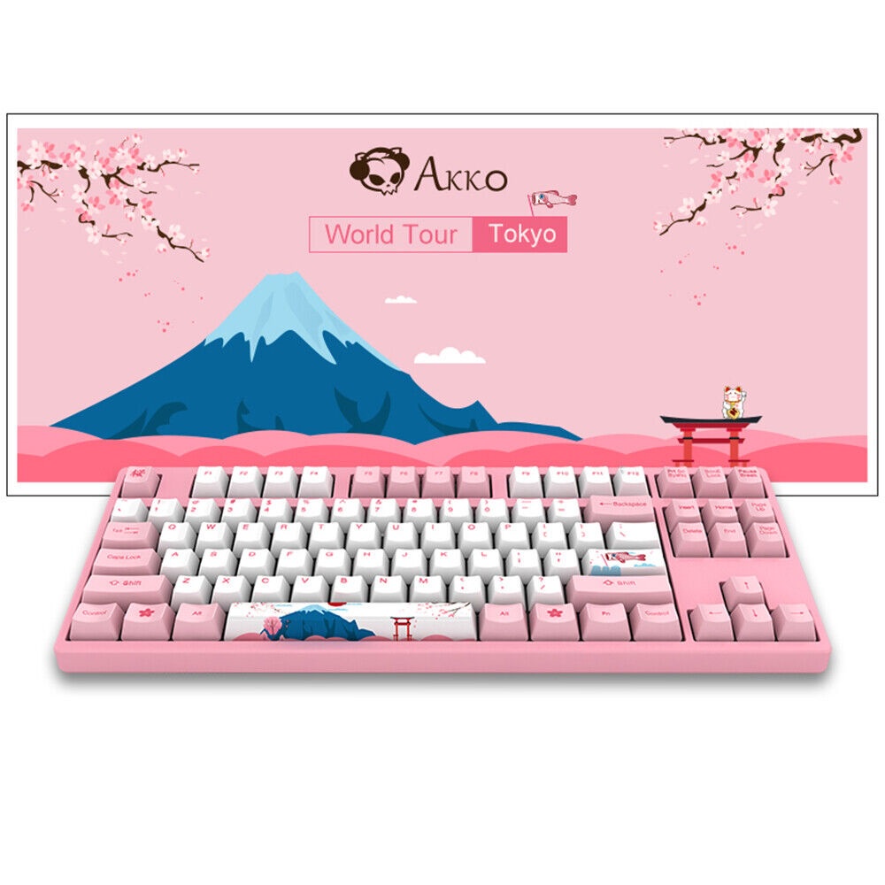 Akko 3087 v2 World Tour Tokyo Mechanical Keyboard (Akko switch v2 / v3 ...