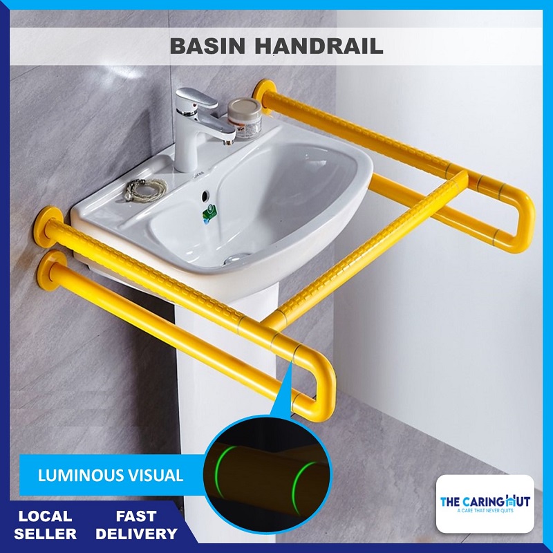🏅Basin Safety Hand Rail Barrier-Free Wash Room Support Hand Railing [SG ...