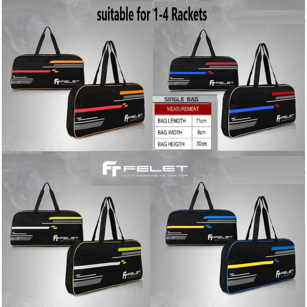 FELET MAXX APACS Badminton Bag Double Zip Bag Raket bagpack | Shopee ...