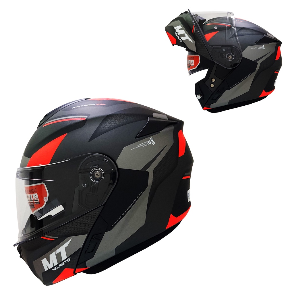 MT Storm SV Modular helmet *PSB Approved* Flip up | Shopee Singapore