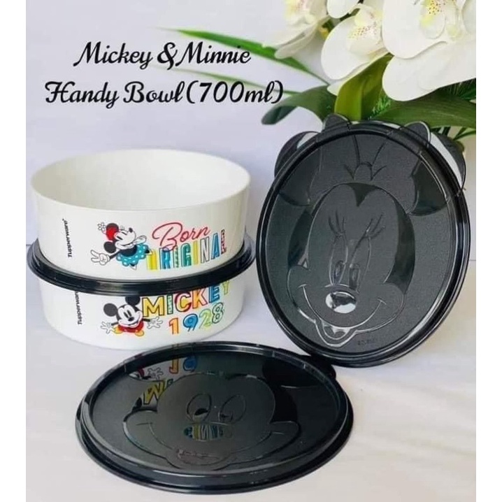 TUPPERWARE X Mickey & Minnie Handy Bowl 700ml(AUTHENTIC) | Shopee Singapore