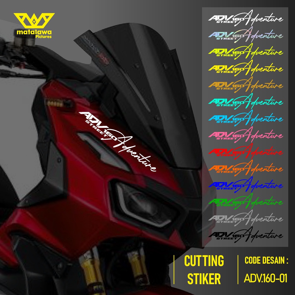 Cutting Sticker Adv 160 Adveture Signature On | Shopee Singapore