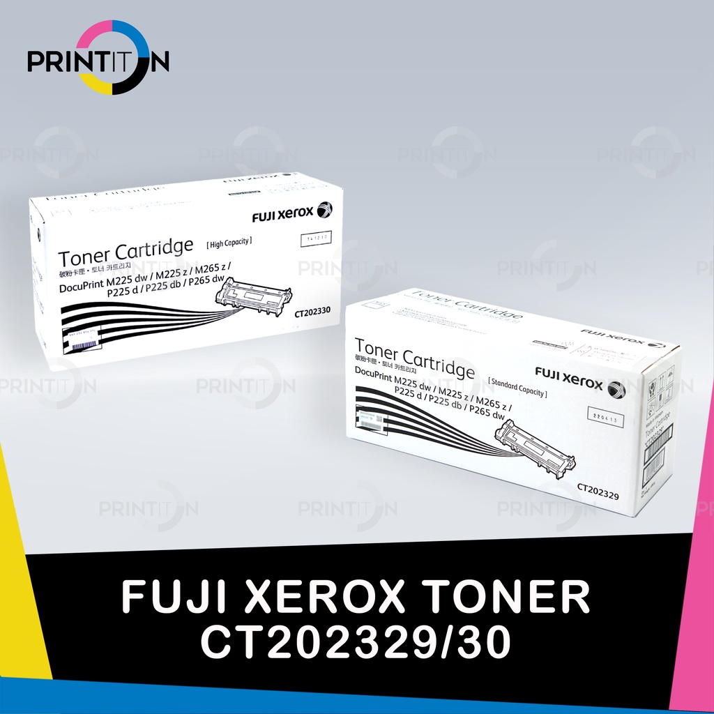 [Original] Fujifilm Fuji Xerox Black Toner CT202329 CT202330, Drum ...