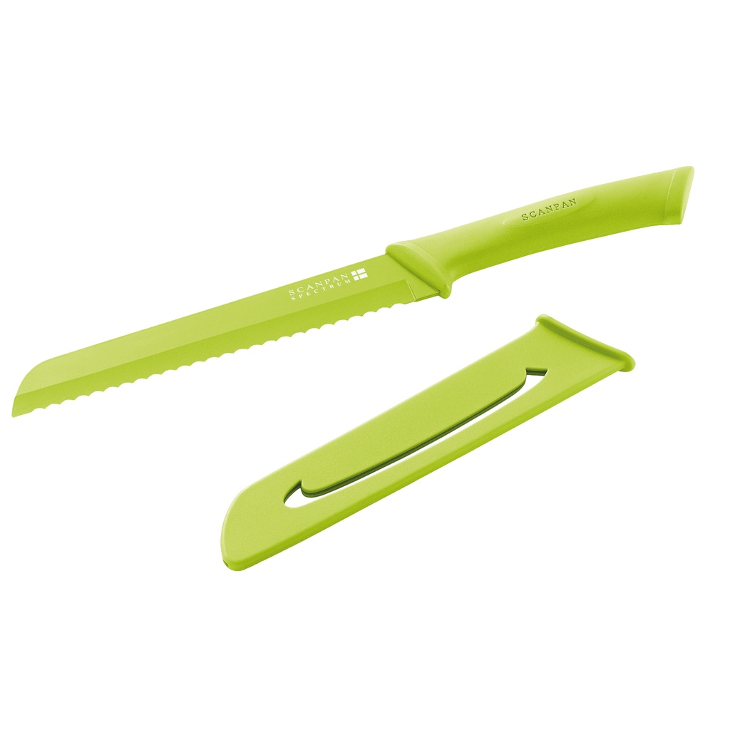 SCANPAN Spectrum 18cm Bread Knife with Sheath (5 Colours) | Shopee ...