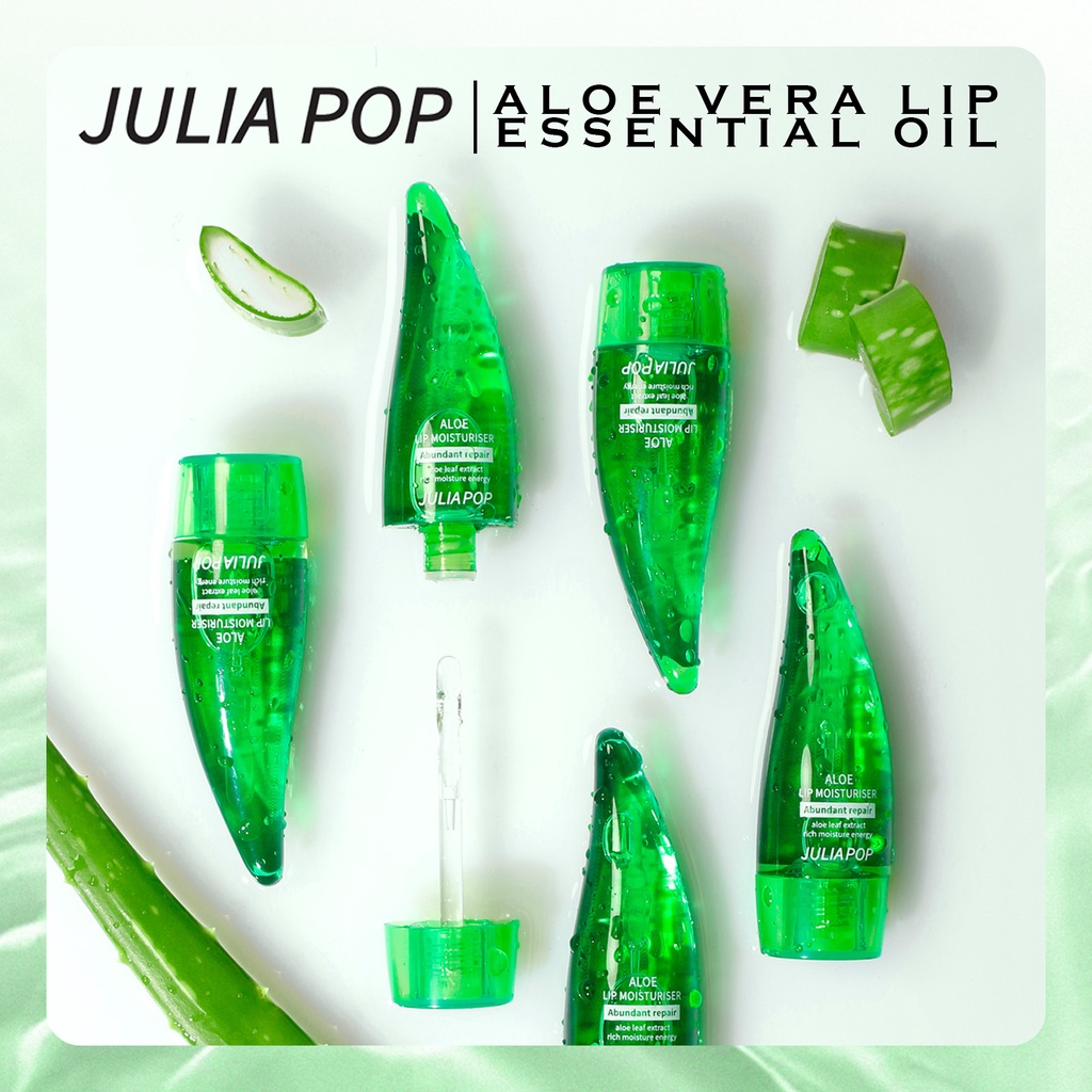 Juliapop Aloe Lip Primer Repair Moisturzing Nutrtious Clear Lipgloss ...