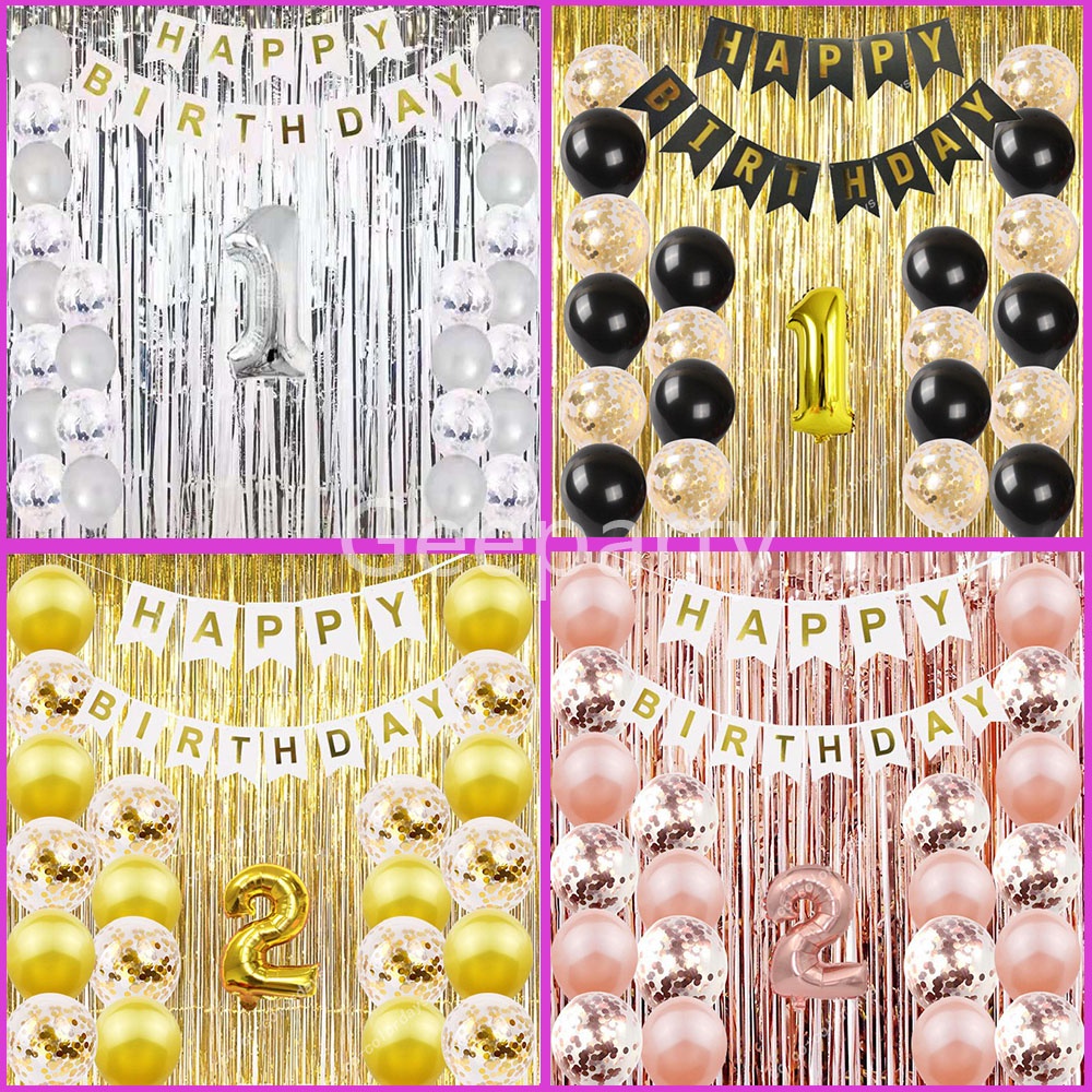 24 pcs Party Decorations Balloon Backdrop for Birthday Party ...