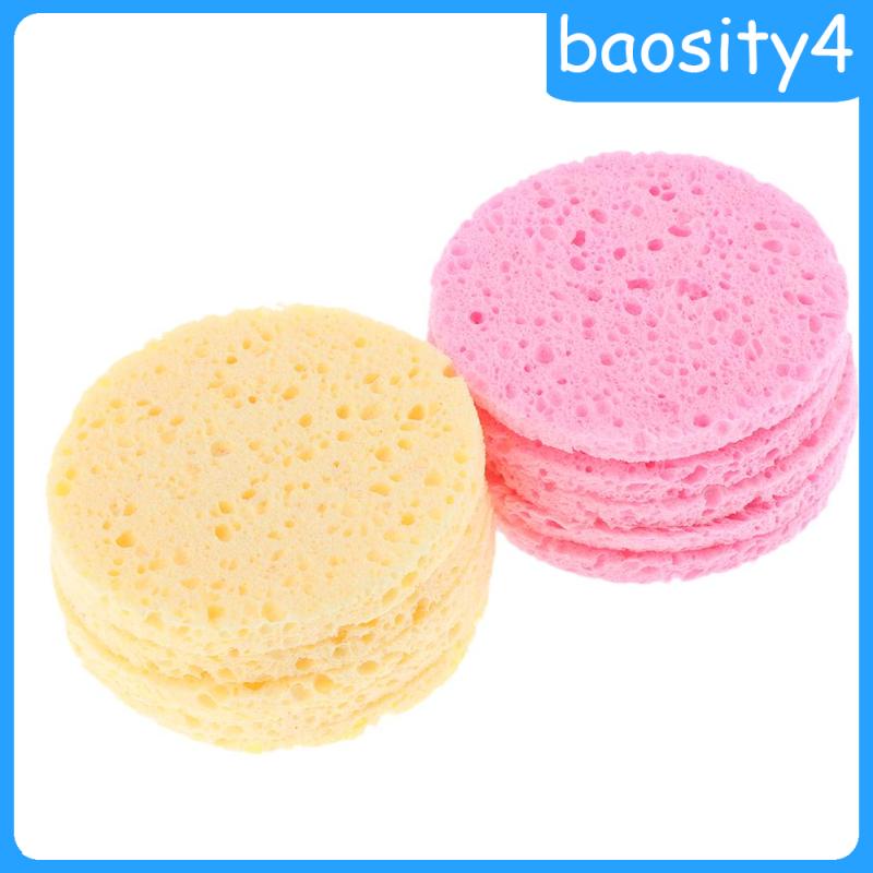 [ 10x Face Wash Sponge Pad Facial Deep Cleaning Exfoliating Puff ...