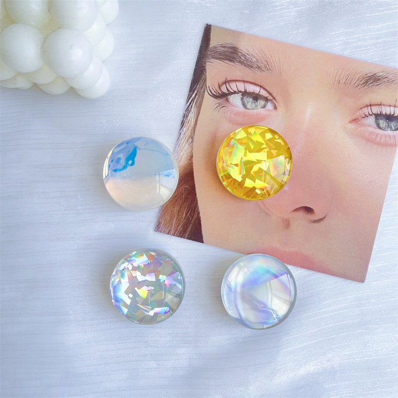 Crystal Ball Clear Color Phone Grips Griptok Bracket Plain Phone Holder ...