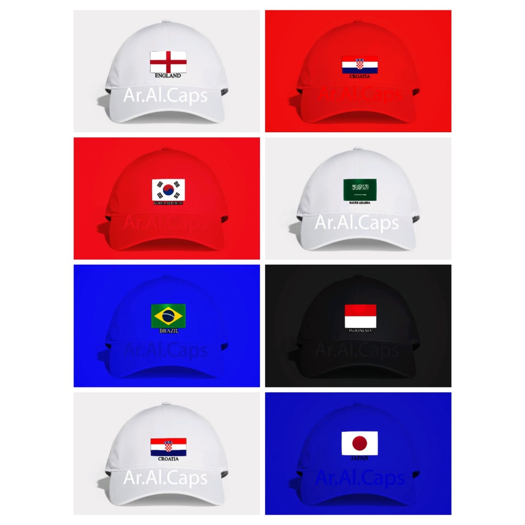 Children's baseball Cap Country World Cup Children's Hat twill World ...