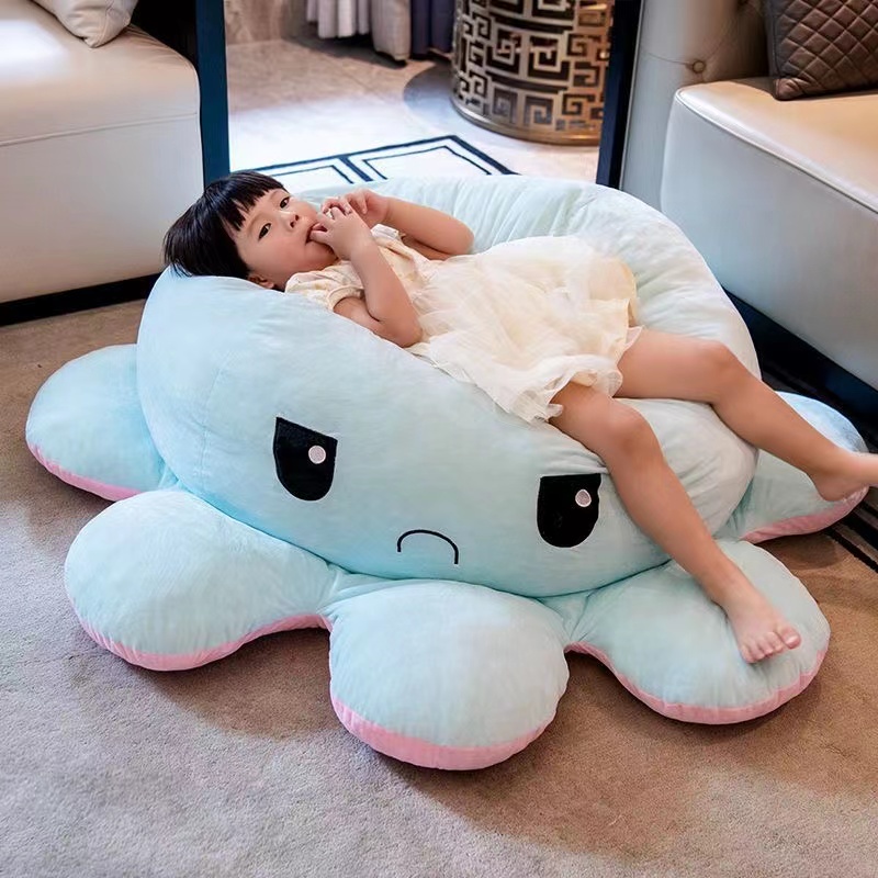 Ready Straw 160CM Flip Octopus Doll Plush Toy Ragdoll Christmas Gift ...