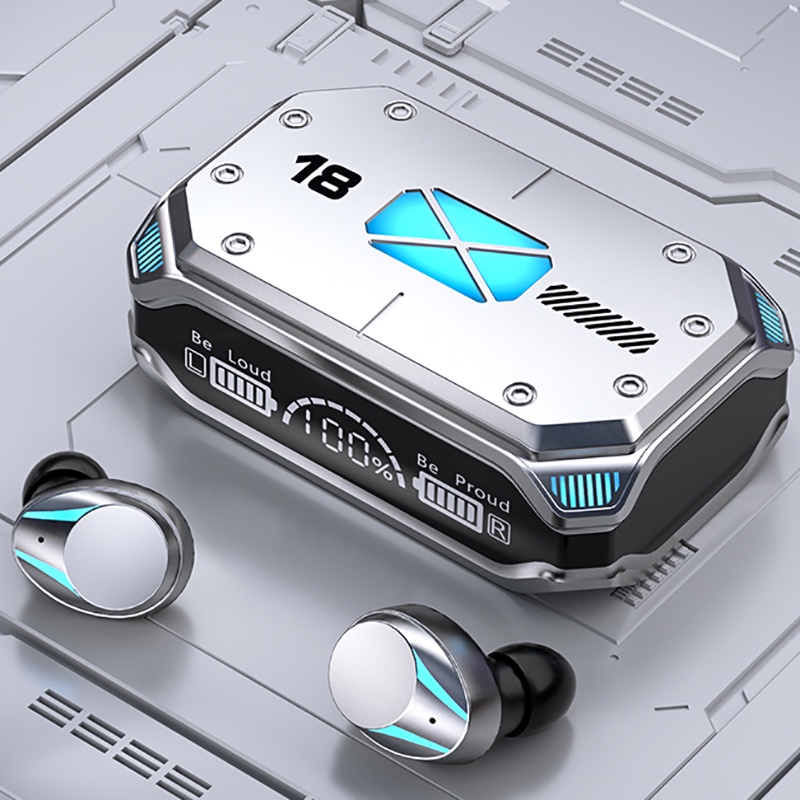 Wireless Headphones TWS Bluetooth Earphones Mechanical technology Metal ...