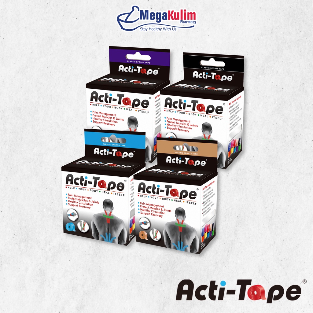 Nutriworks Kinesiology Acti-Tape (Sport Tape) 1pcs | Shopee Singapore