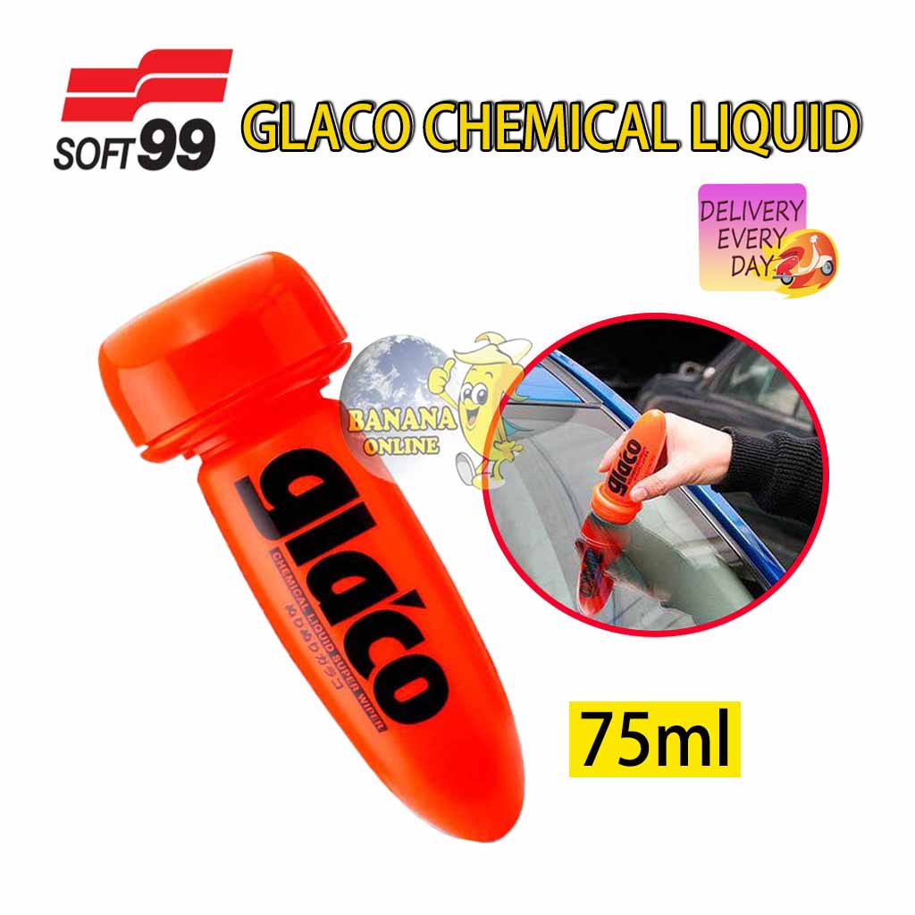 SOFT99 Glaco Roll-On Rain Repellent Coating (Chemical Liquid Super Wiper) 【75ML】 | Shopee Singapore