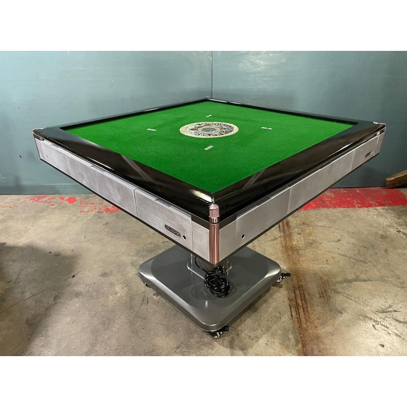 Foldable Automatic Mahjong Table - Rollercoaster - Space Grey/White ...