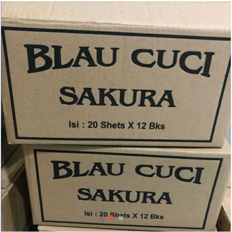 Blau/blao Cuci SAKURA 1Dus/carton Contents 20 Hangers 12 Sachets ...