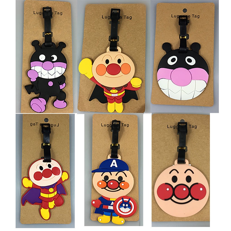 Anpanman Cartoon Luggage Tag Sign Boarding Pass | Shopee Singapore