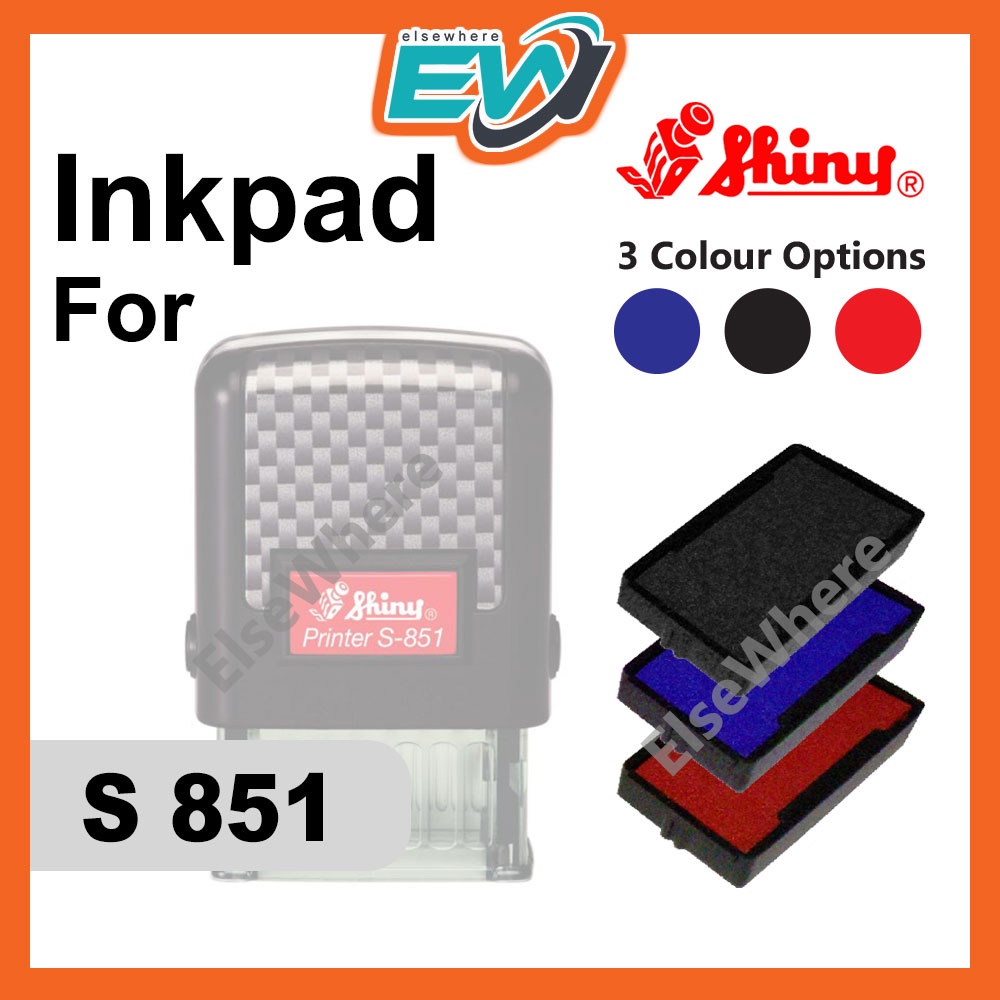 Shiny Ink Pad / Cartridges Refill for Self Inking Stamps S300,S510,S722,S723,R524,S842,S852,S843 ...