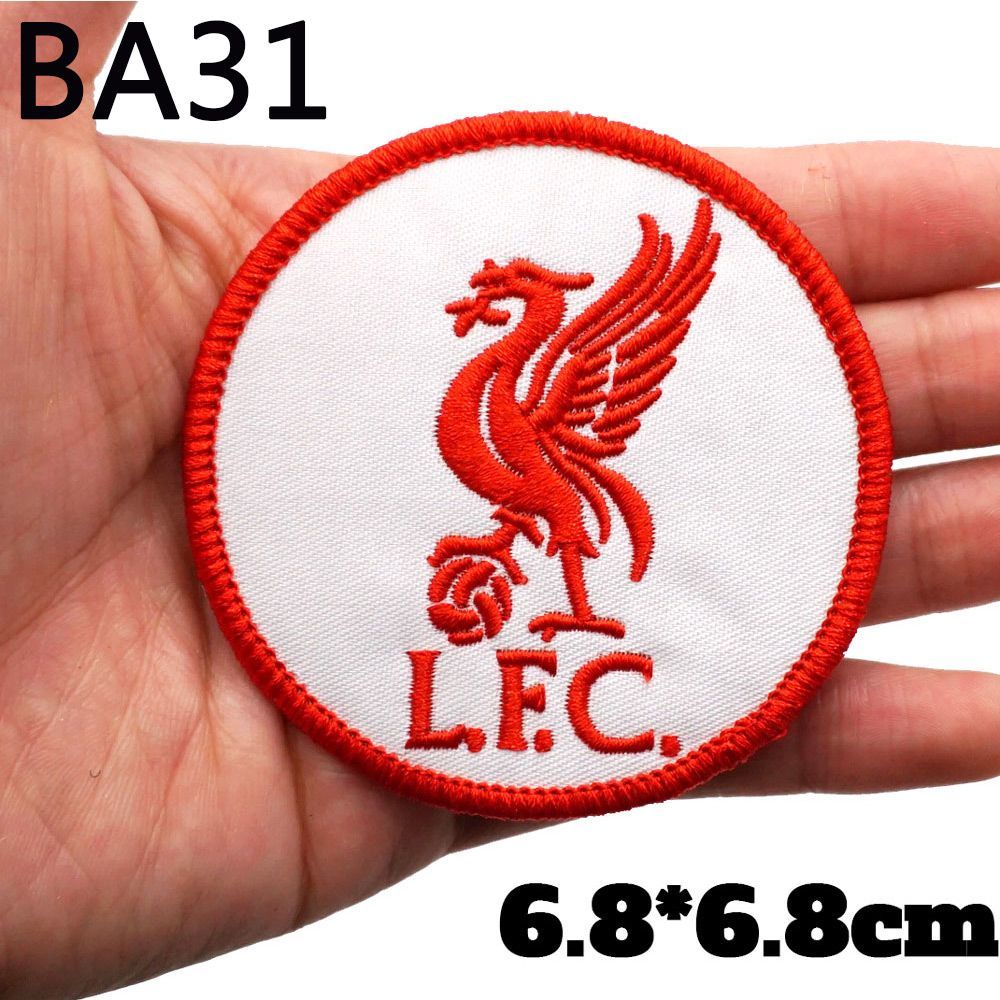 L.F.C Football Team Club Logo Sign Liverpool Embroidered Iron on Patch ...