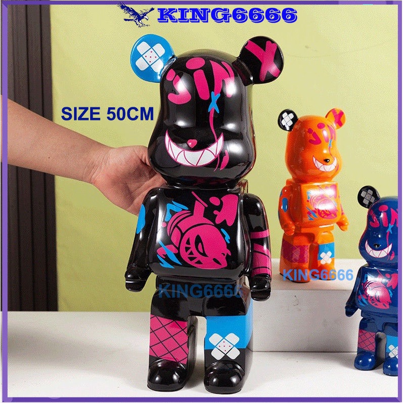 Lol Jinx League Bearbrick Bear Statue Premium 50cm - 80cm 1000% large ...