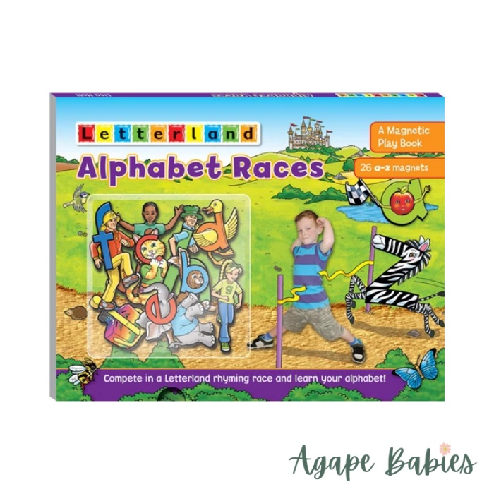 Letterland Alphabet Races: A Magnetic Play Book (26 A-Z Magnets ...