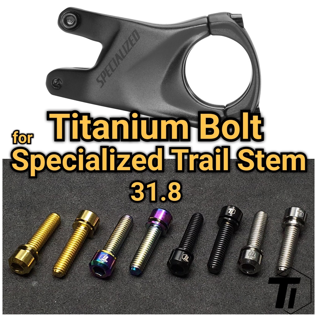 Titanium Bolt for Specialized Trail Stem 31.8mm Bike Alloy Aero| 6pcs ...