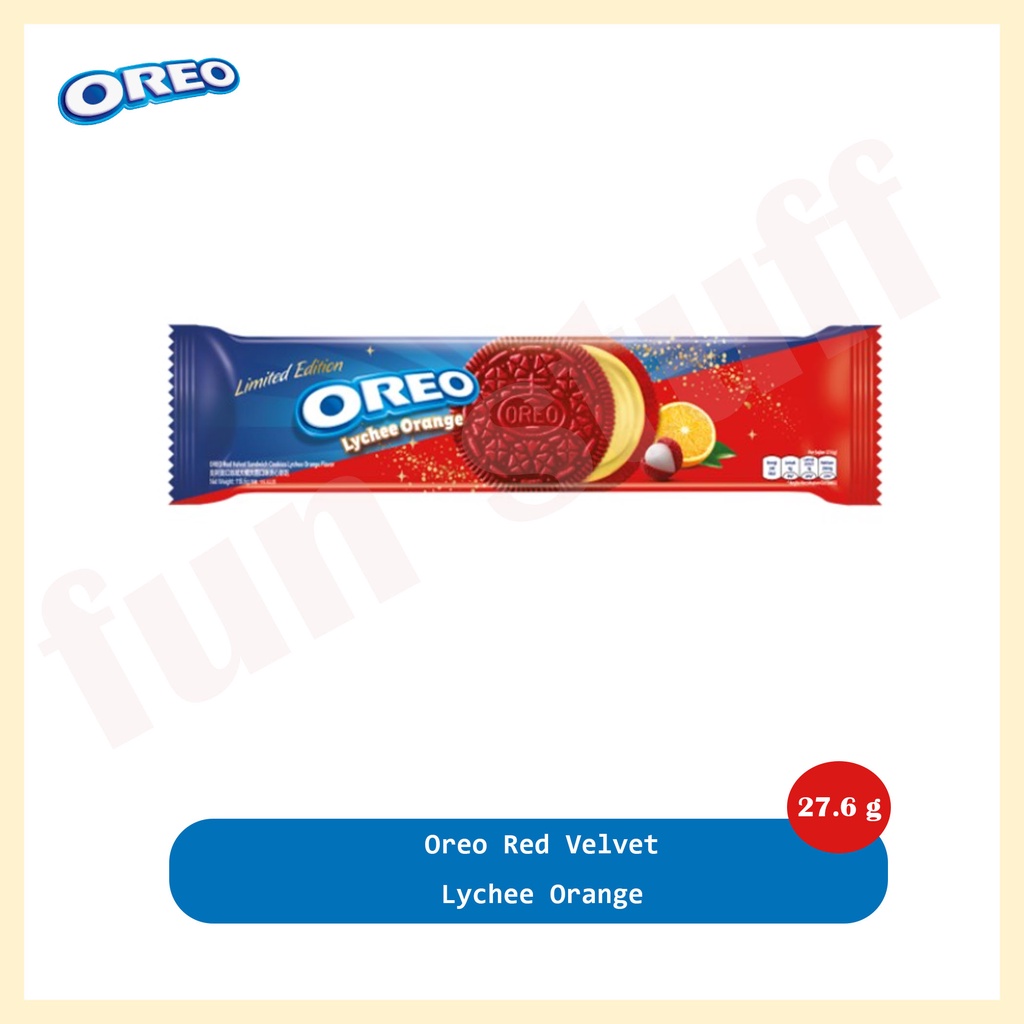 OREO Limited Edition Red Velvet Lychee Orange (27.6g) | Shopee Singapore