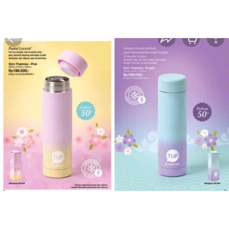 TERMOS Slim Thermos/sakura Thermos for panad water (100% original ...