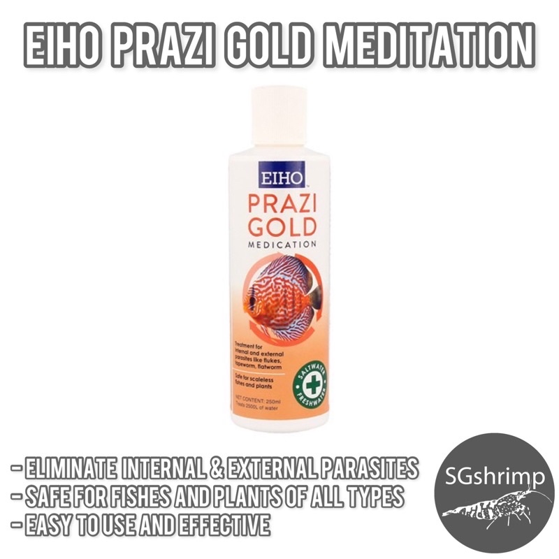 EIHO Prazi Gold Medication For Parasites | Shopee Singapore
