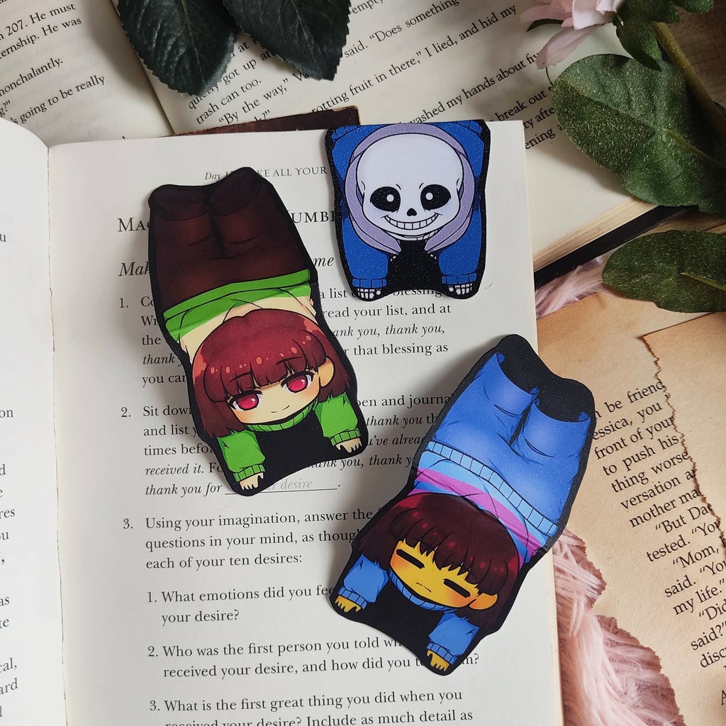 Undertale-inspired Chibi Magnetic Bookmark | Shopee Singapore