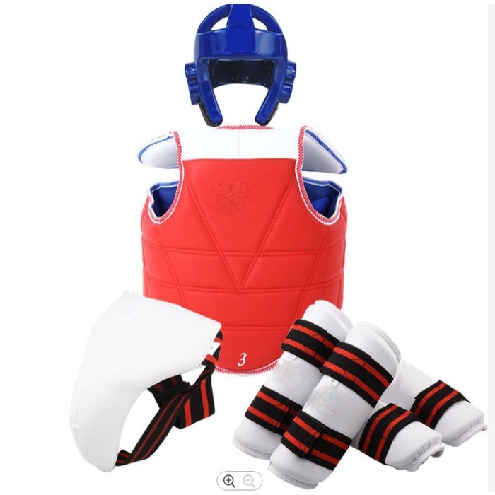 Taekwondo Body Protector Package Taekwondo Protective Helmet Dekker ...