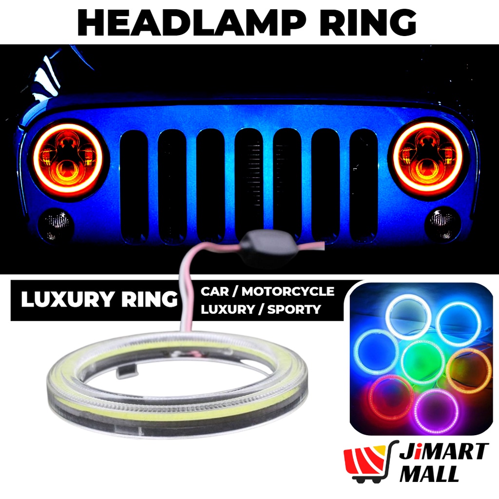 [LOCAL] LED HEADLAMP RING Car Motorcycle Head Light Fog Lamp Spotlight ...