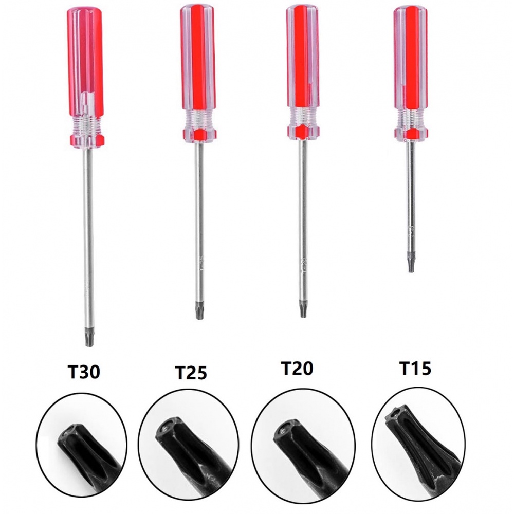 T15 T20 T25 T30 Precision Magnetic Screwdriver For Xbox 360 Wireless ...