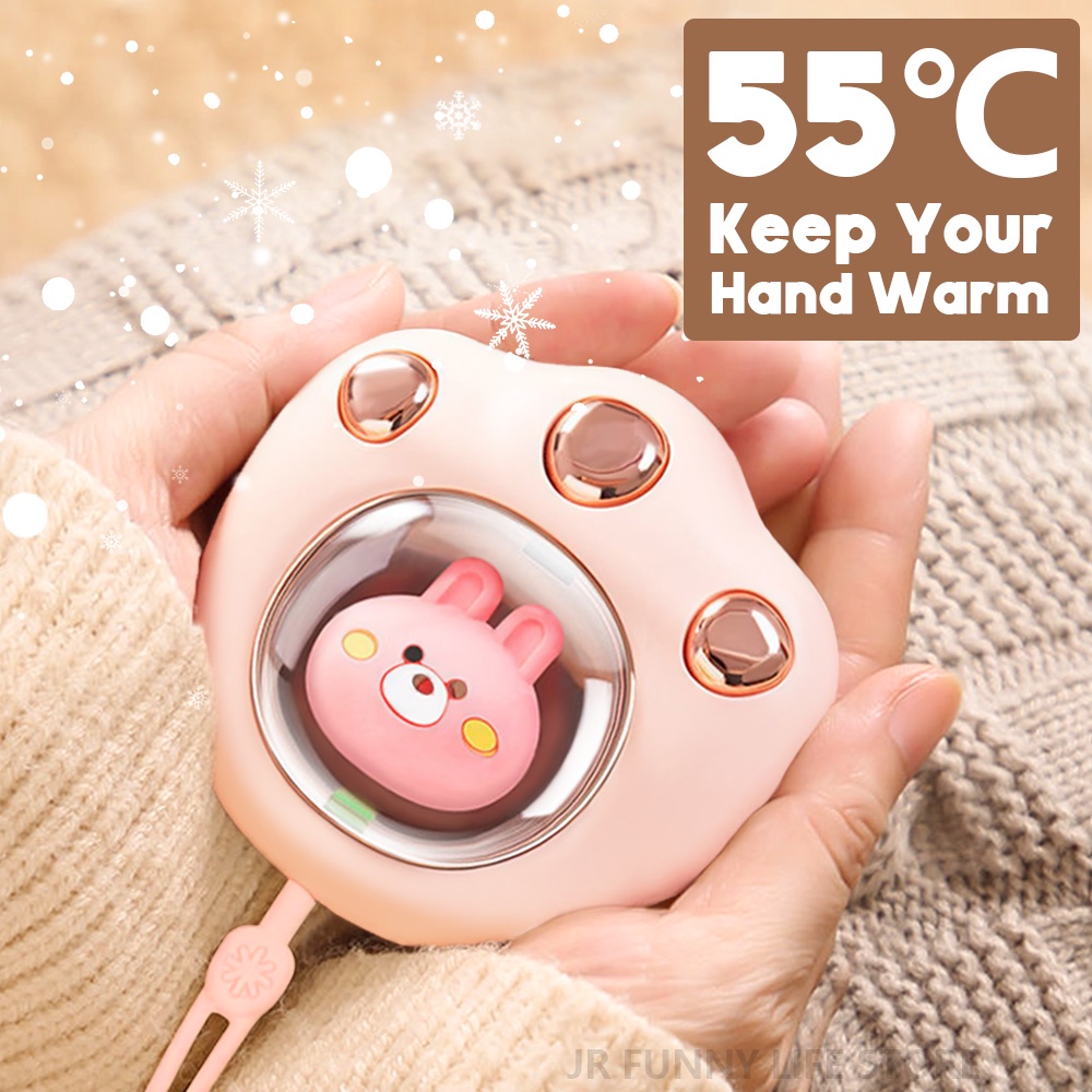 Electric Hand Warmer Cat Paw Hand Warmer Portable LED Heater ...