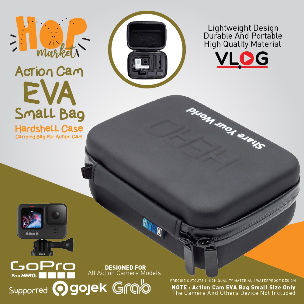 EVA Waterproof Small Case Universal PU Bag Small Action Camera for DJI ...