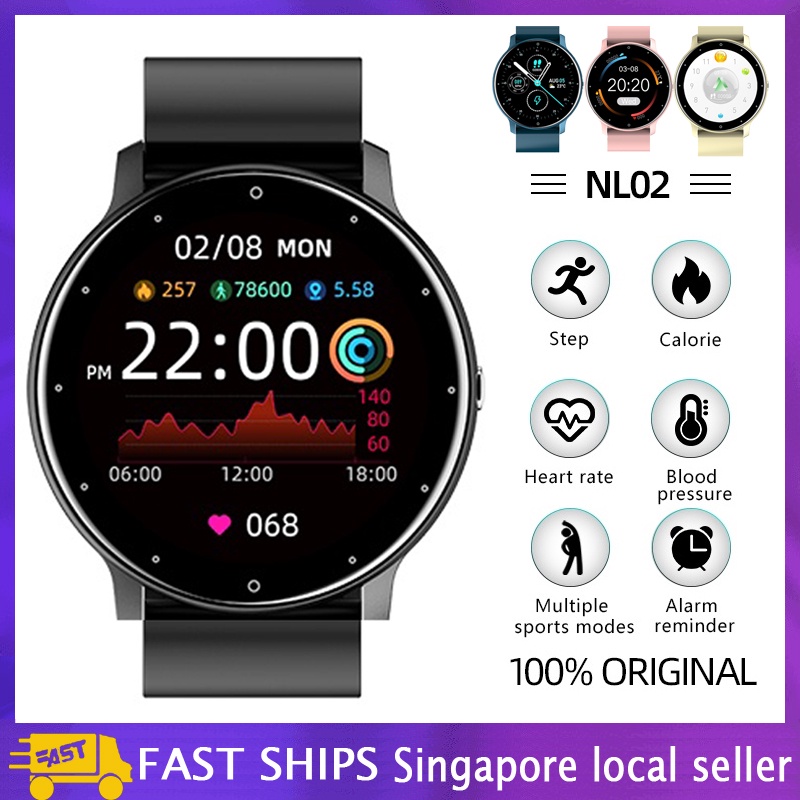 【SG Stock】Smart Watch Waterproof Fitness Tracker Full Touch Screen ...