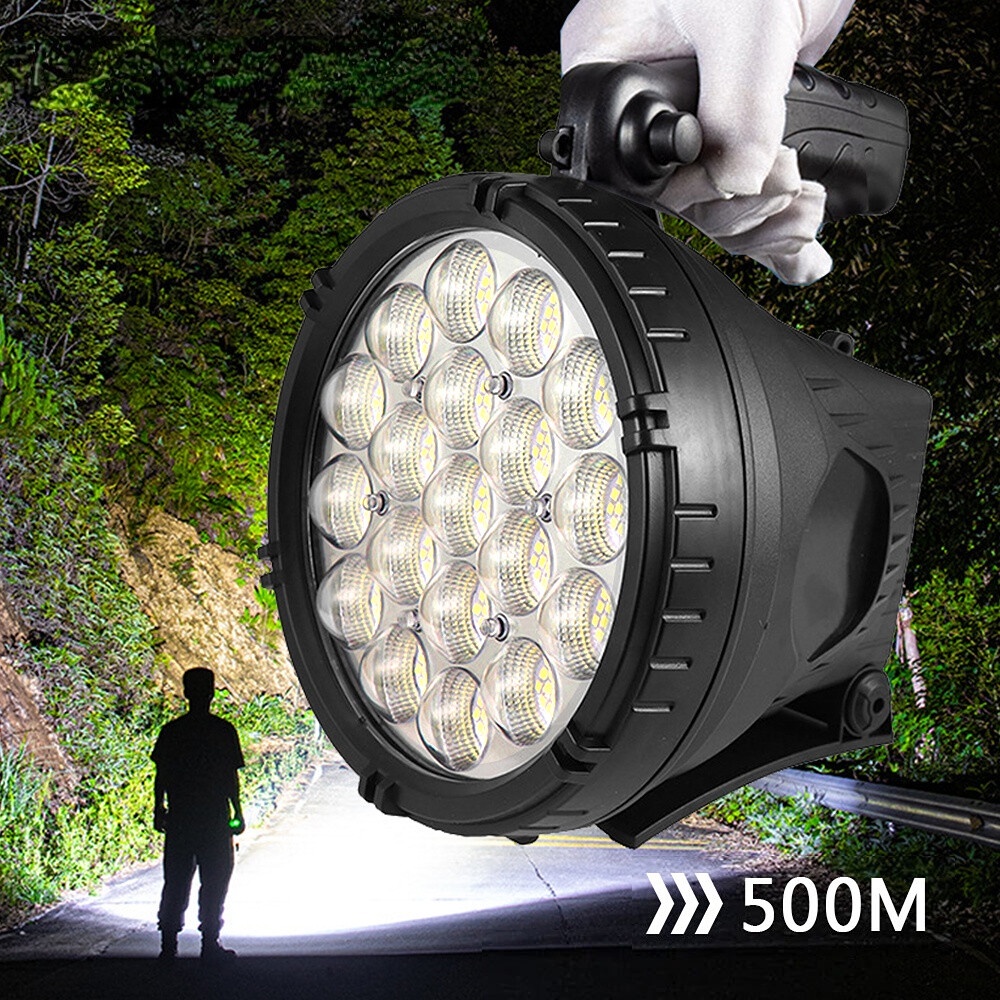 Most powerful torchlight ultra bright flashlight waterproof Searchlight ...