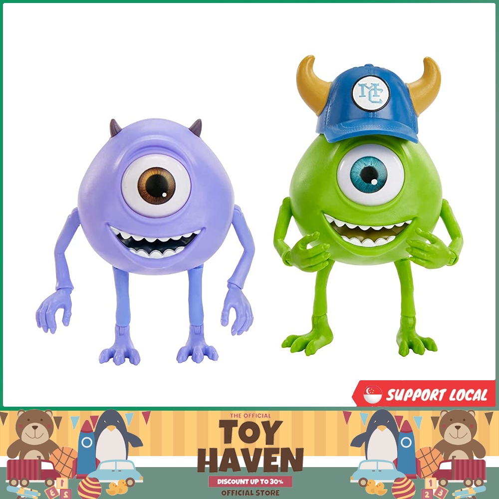 [sgstock] Mattel Monsters at Work Mike Wazowski & Gary Action Figures ...