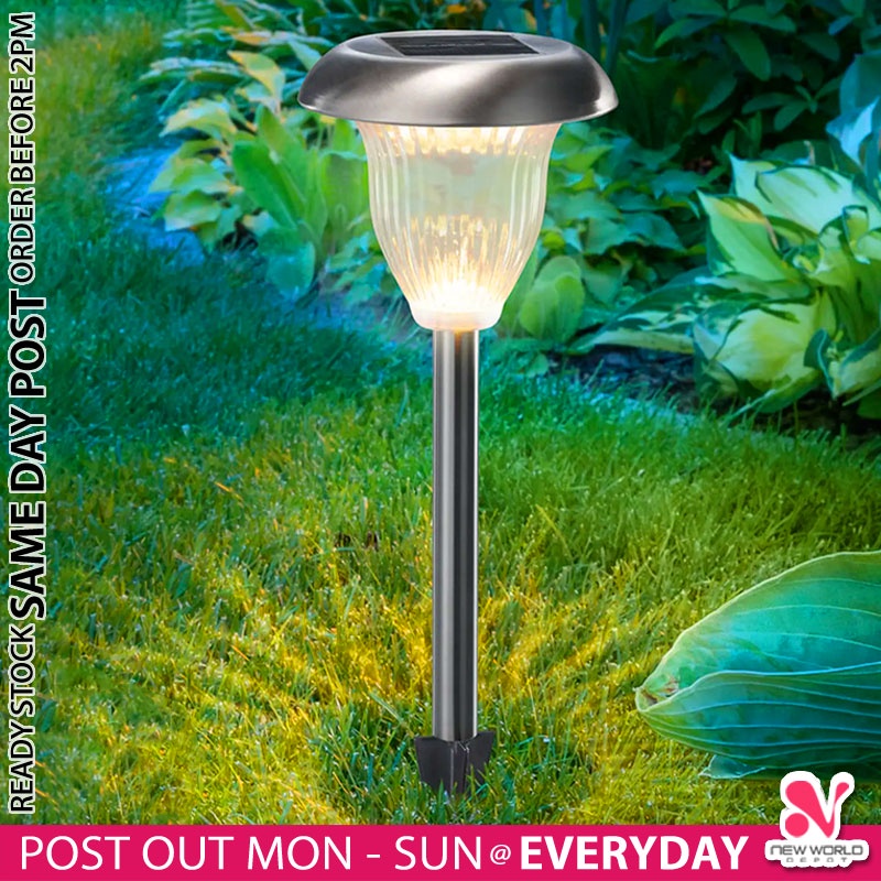 NIGHT SENSOR 》Auto On Off Solar LED Lawn Light Waterproof Outdoor ...