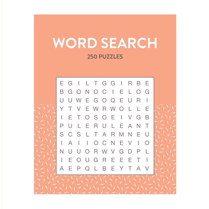 Word Search Activity Book For Adults & Kids With 250 Puzzles (288 Pages ...