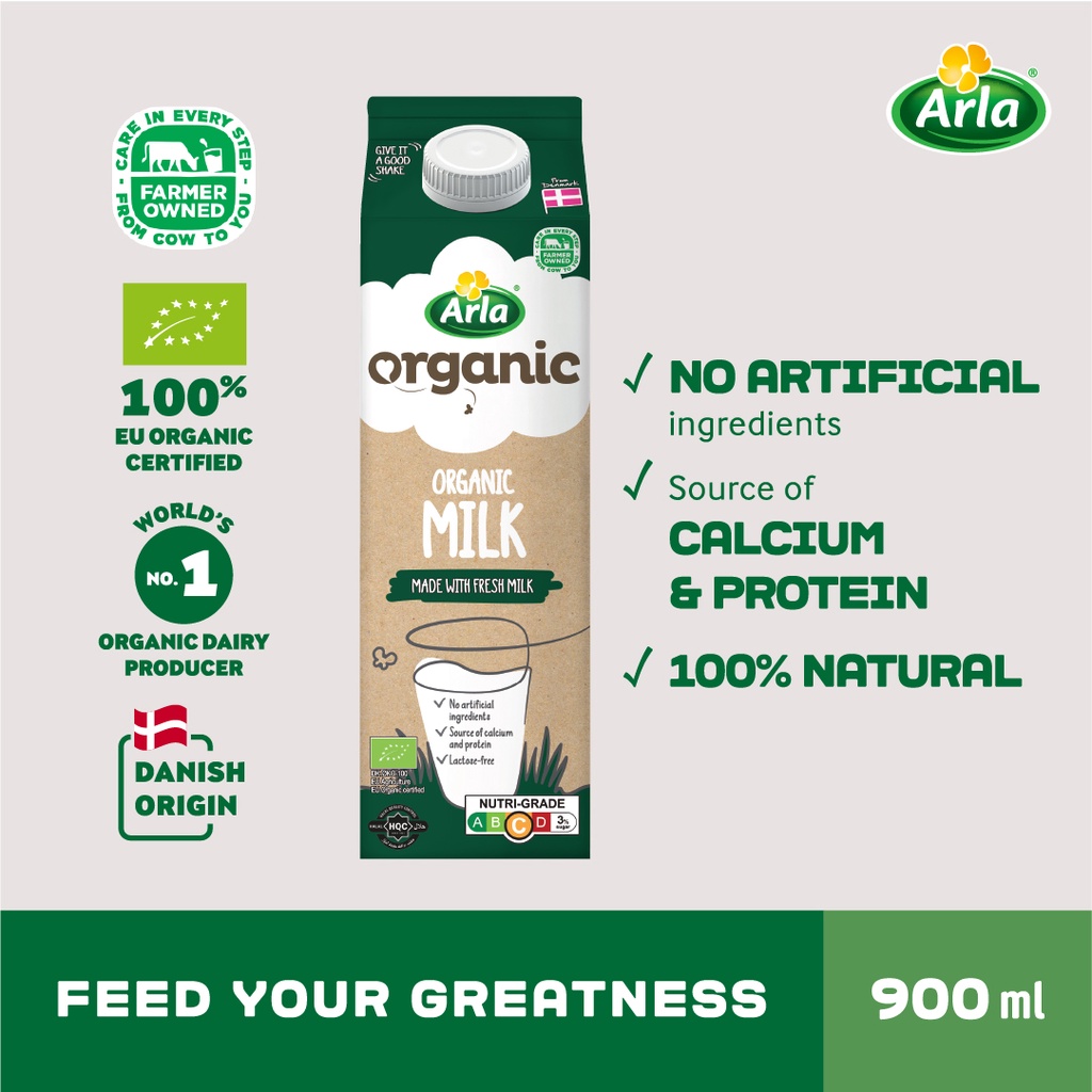 Arla Organic Milk (3.5%) 900ml | Shopee Singapore