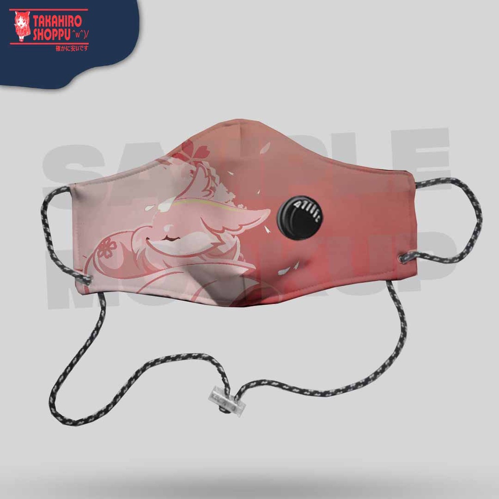 Genshin IMPACT NAMECARD Mask - YAE MIKO N95 2PLY Adult SNI | Shopee ...