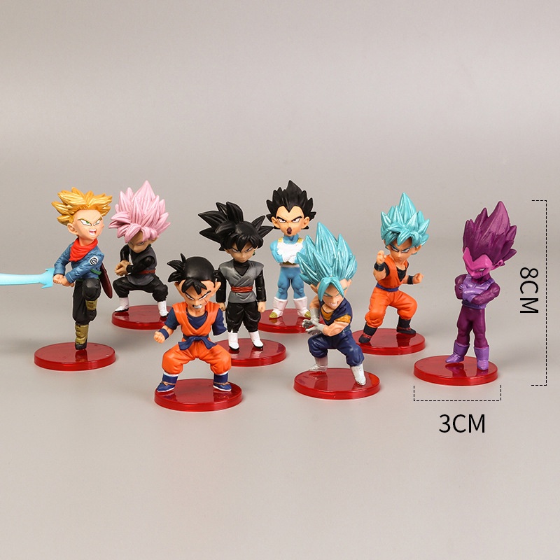 Dragon Ball Figure Super Saiyan Goku Vegeta Buu Broly Action Figures ...