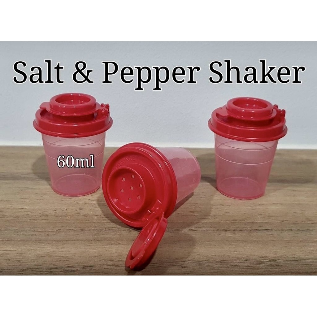 Tupperware Mini Salt and Pepper Shaker (3 pcs) 60ml (last set) | Shopee ...