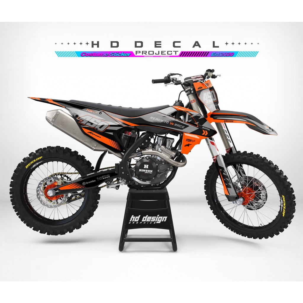 DECAL KTM 250- 2017 / KTM SIXDAY/KTM 85 NEW FULL BODY COSTUME DESIGN ...