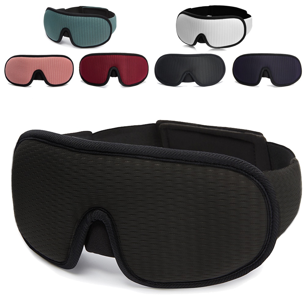 3D Sleeping Eye Mask 100% Lights Blockout Sleep Mask for Men Women Cool ...